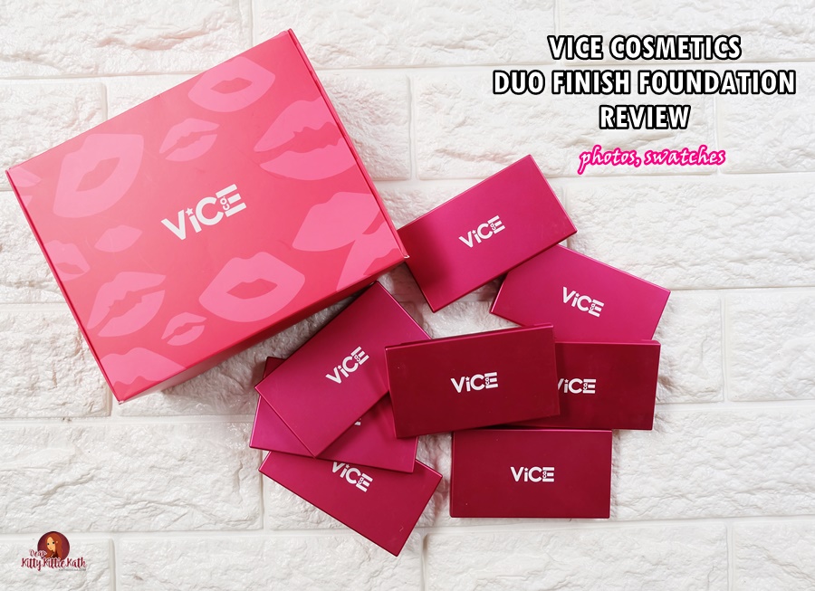 Product Review: Vice Cosmetics Duo Finish Foundation | Dear Kitty ...