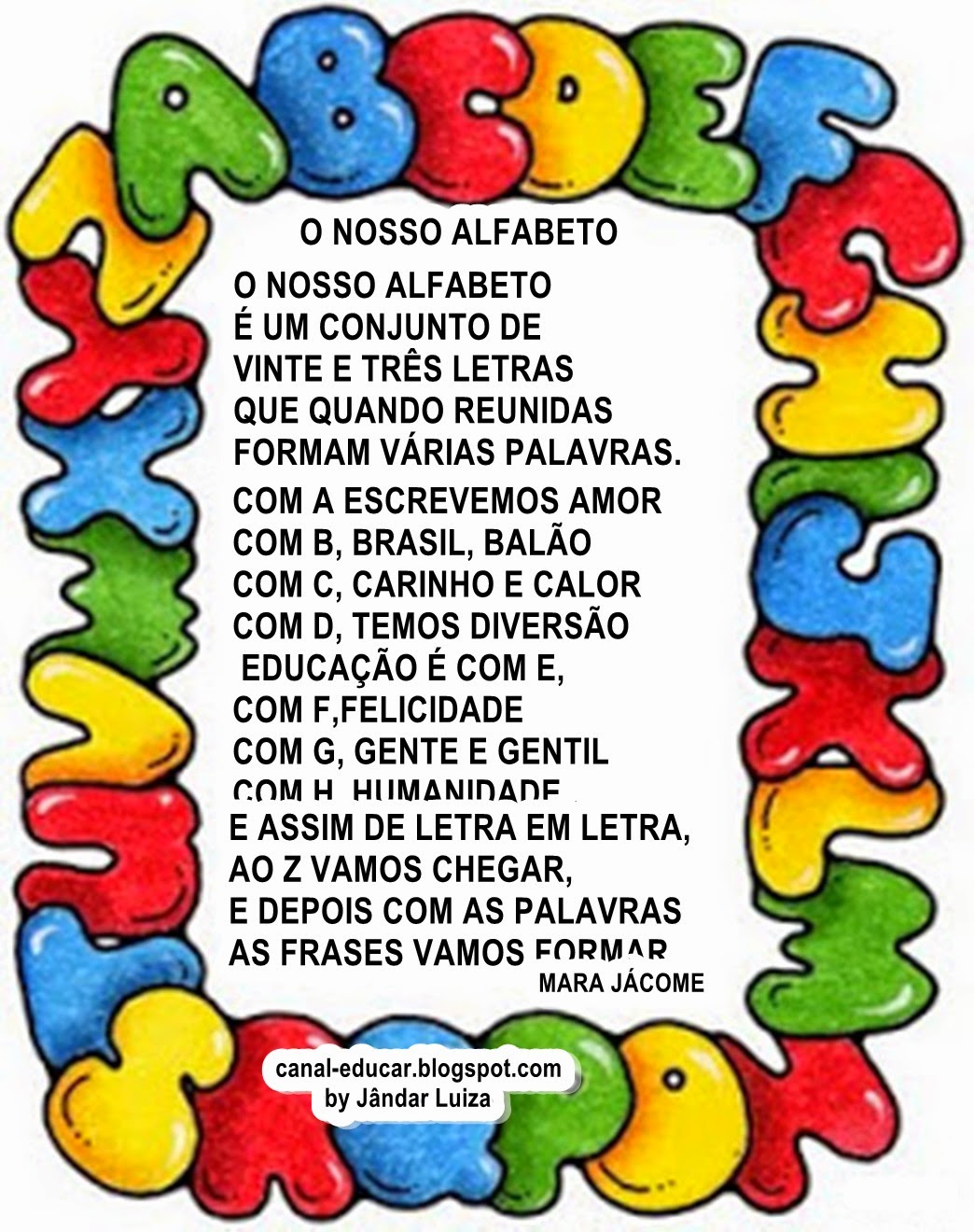 www.canal-educar.net: O nosso Alfabeto