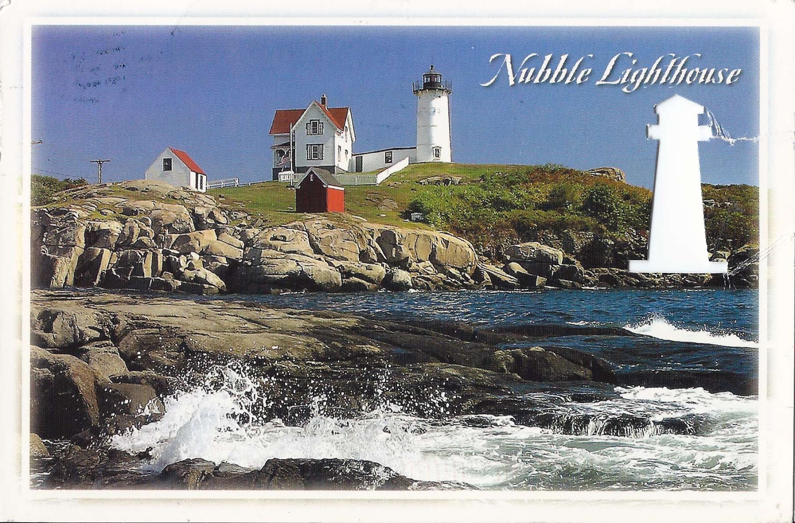 A Journey of Postcards: Nubble Lighthouse | USA
