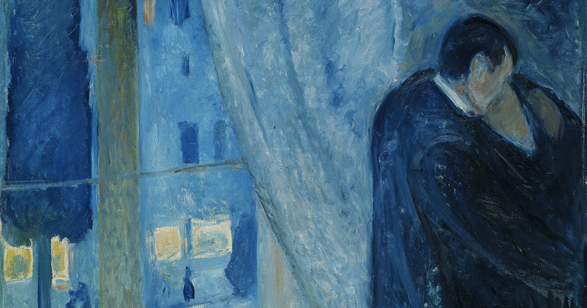 Edvard Munch | Kiss by the Window, 1892 | Tutt'Art@ | Pittura ...
