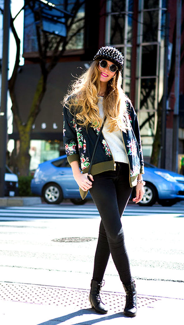 Inspiração looks com bonés | Noventinha