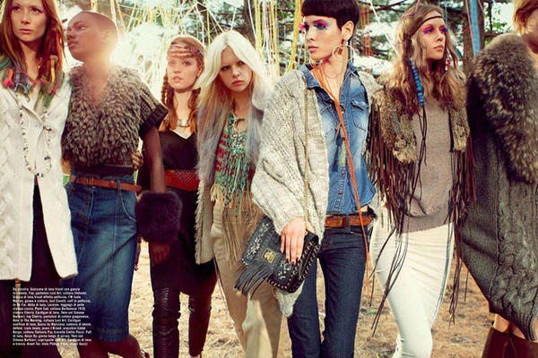 Free to be...: Boho Inspiration- Vogue Editorial