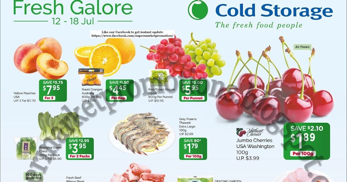 Cold Storage Promotion 12 - 18 July 2019 ~ Supermarket Promotions