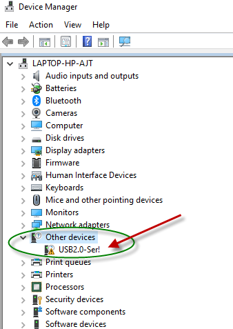 Ardunino Hacks: Fix Error Driver for USB 2.0-serial drivers - Arduino