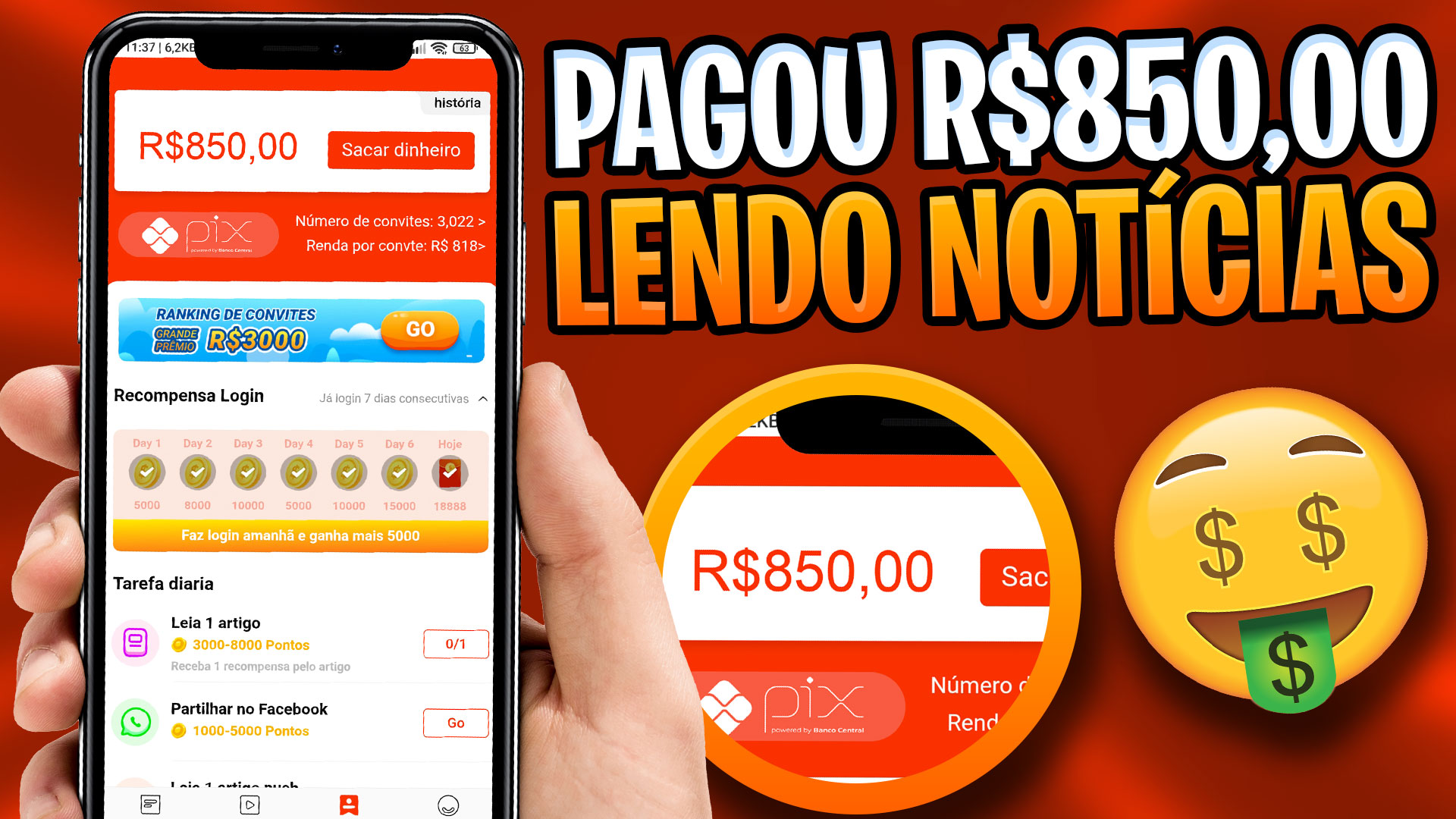 Pagando No Pix Como Ganhar Dinheiro Na Internet Lendo Notícias E