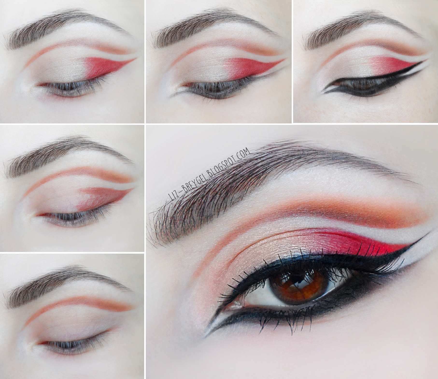 Gorgeous Cut Crease Makeup Look With Double Eyeliner | Step-by-Step ...