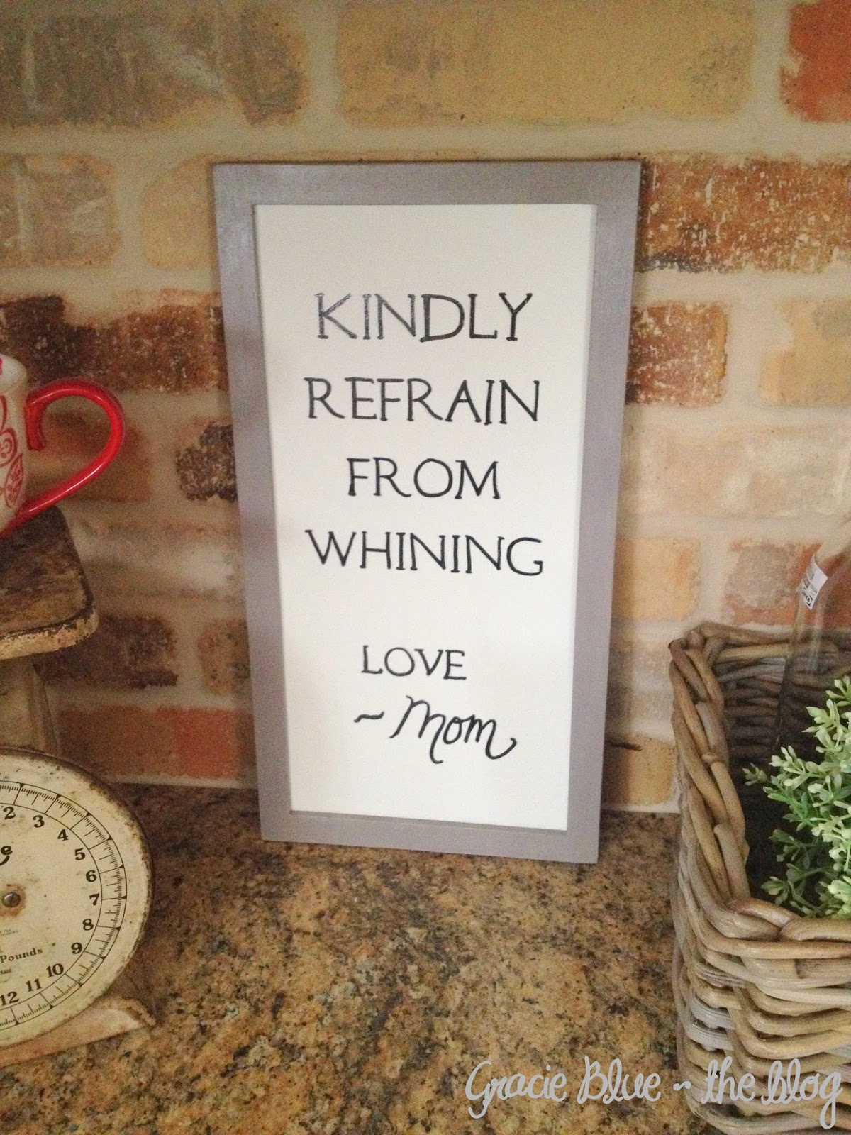 Gracie Blue : Kindly Refrain from Whining {what i made}
