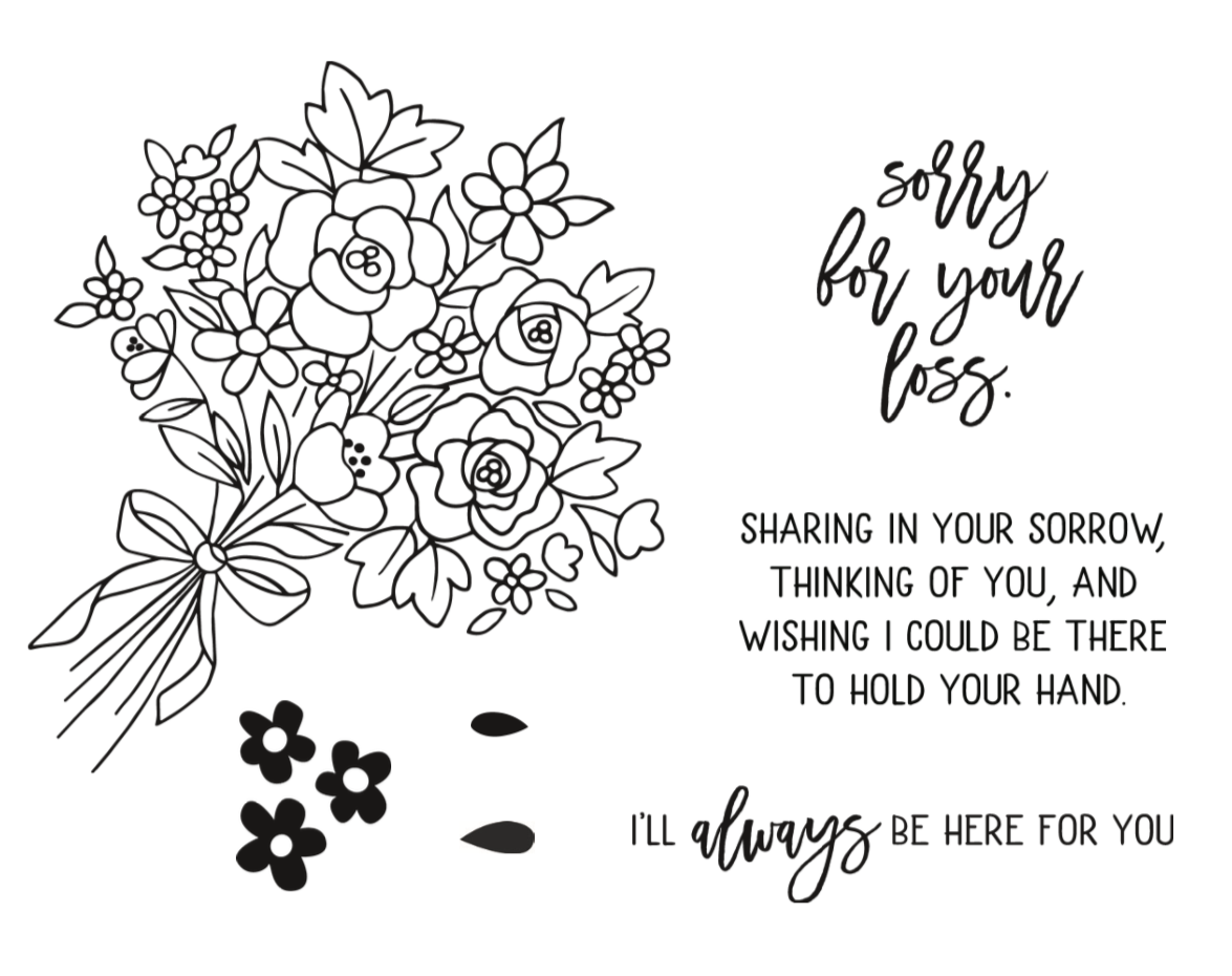 Sorry For Your Loss Coloring Pages Coloring Pages
