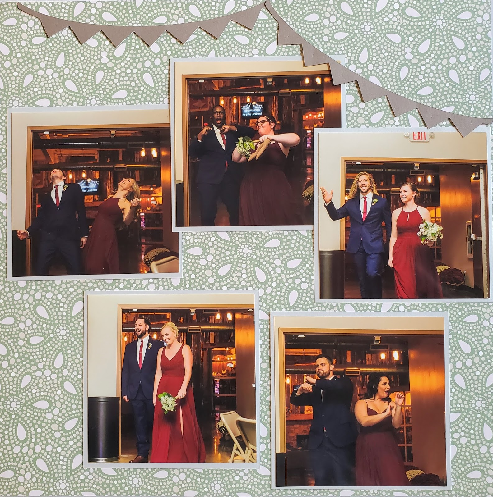 Random Memories: Celebrate - Two Page Wedding Scrapbook Layouts