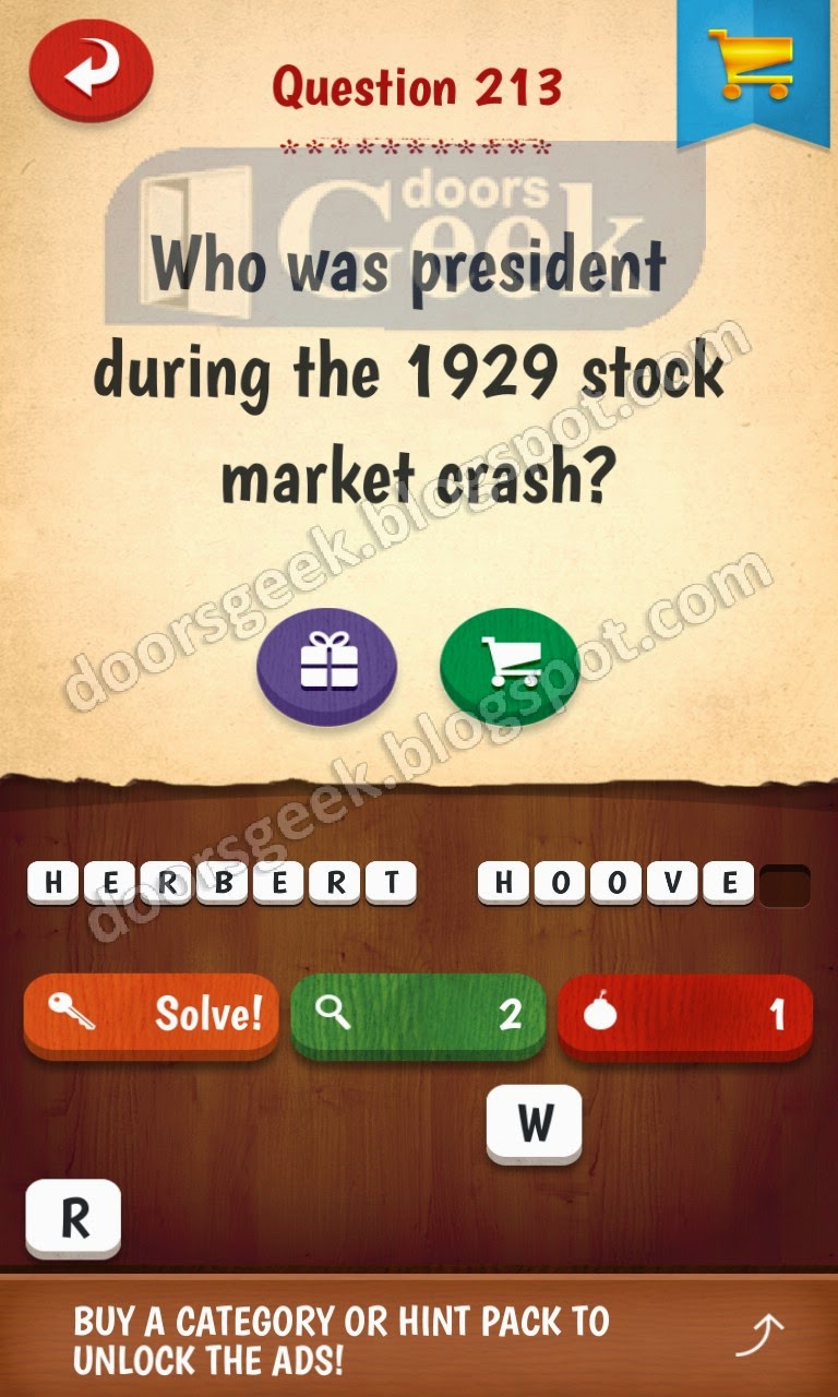 The American Quiz - Level 213 ~ Doors Geek