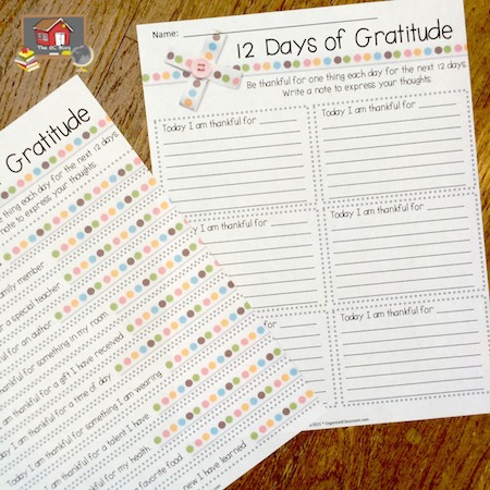 Classroom Freebies Too: Students Showing Gratitude
