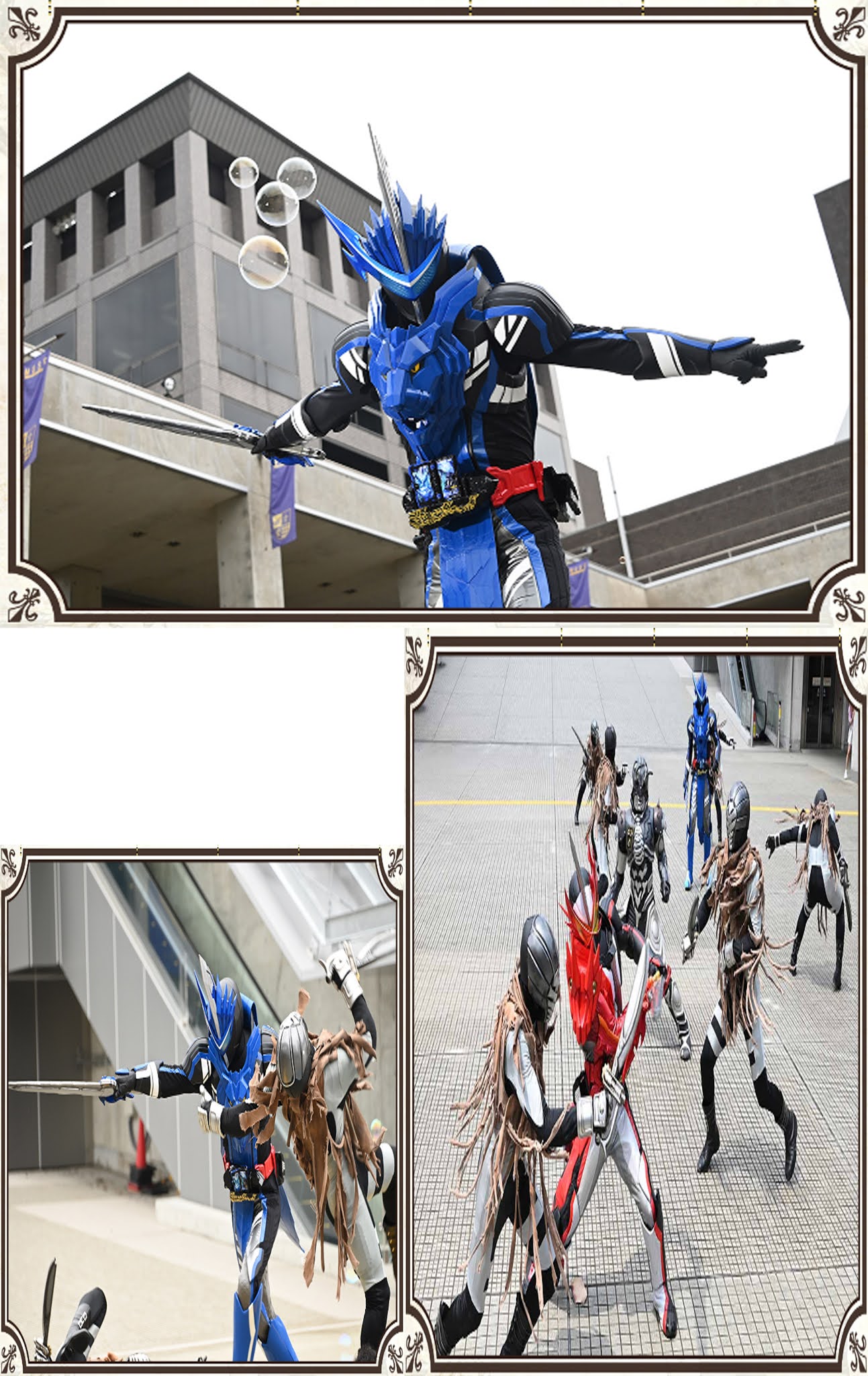 scane Kamen Rider Saber chapter 2 :The Water Swordsman, and a Blue Lion ...