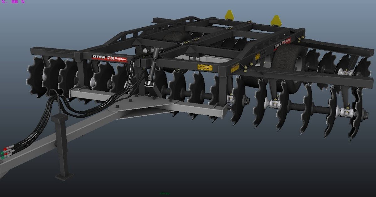 GRADE ARADORA BALDAN GTCR 34 DISCOS FS17 ~ Farming Simulator Brazilian ...