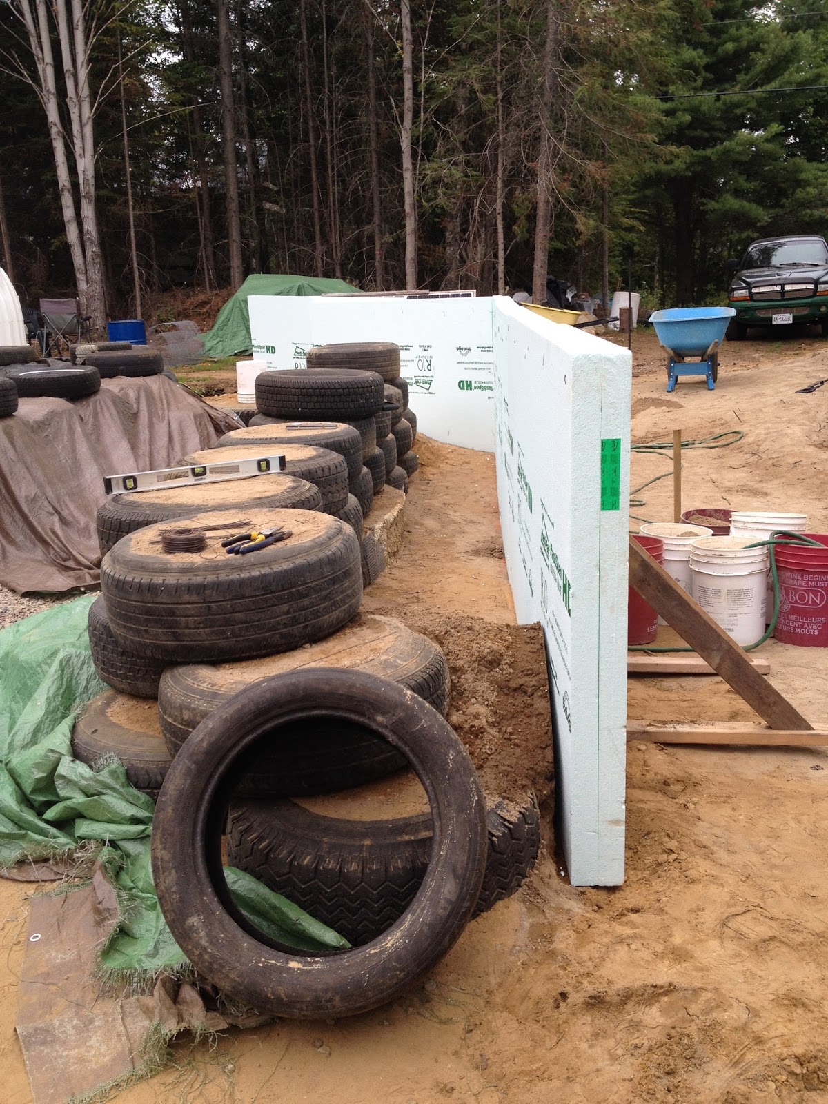 Mink Lake Cooperative: Perimeter Insulation Started