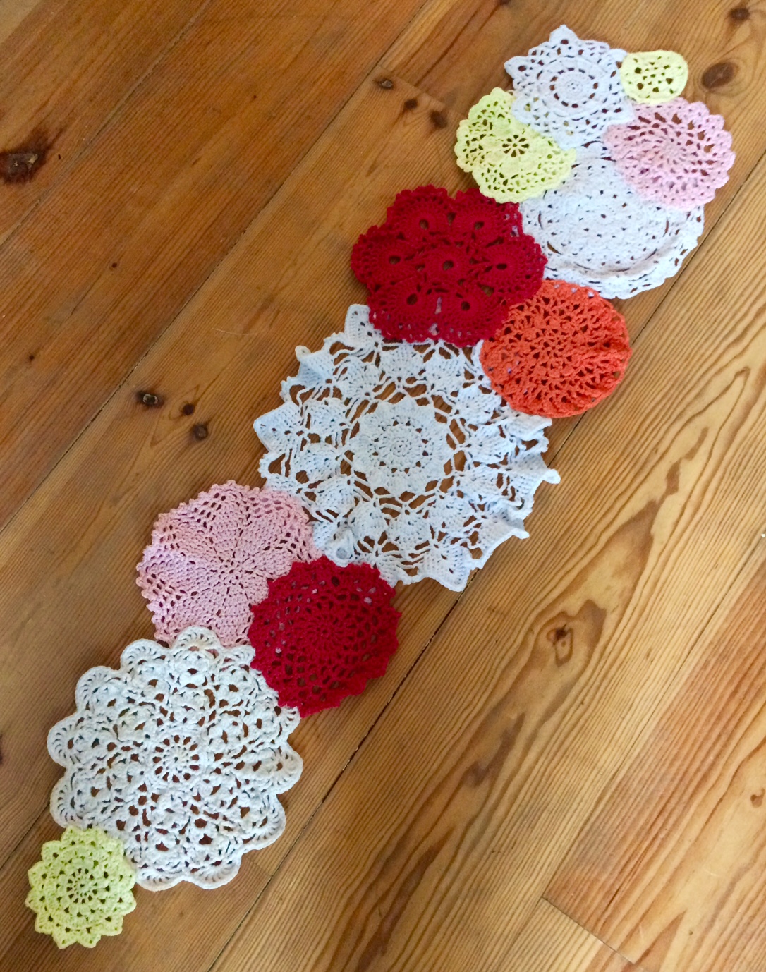 Doily Table Runner