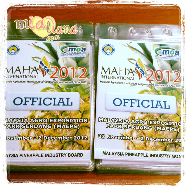 MAHA International 2012 - Design Buku Program dan Tag Nama Untuk LPNM