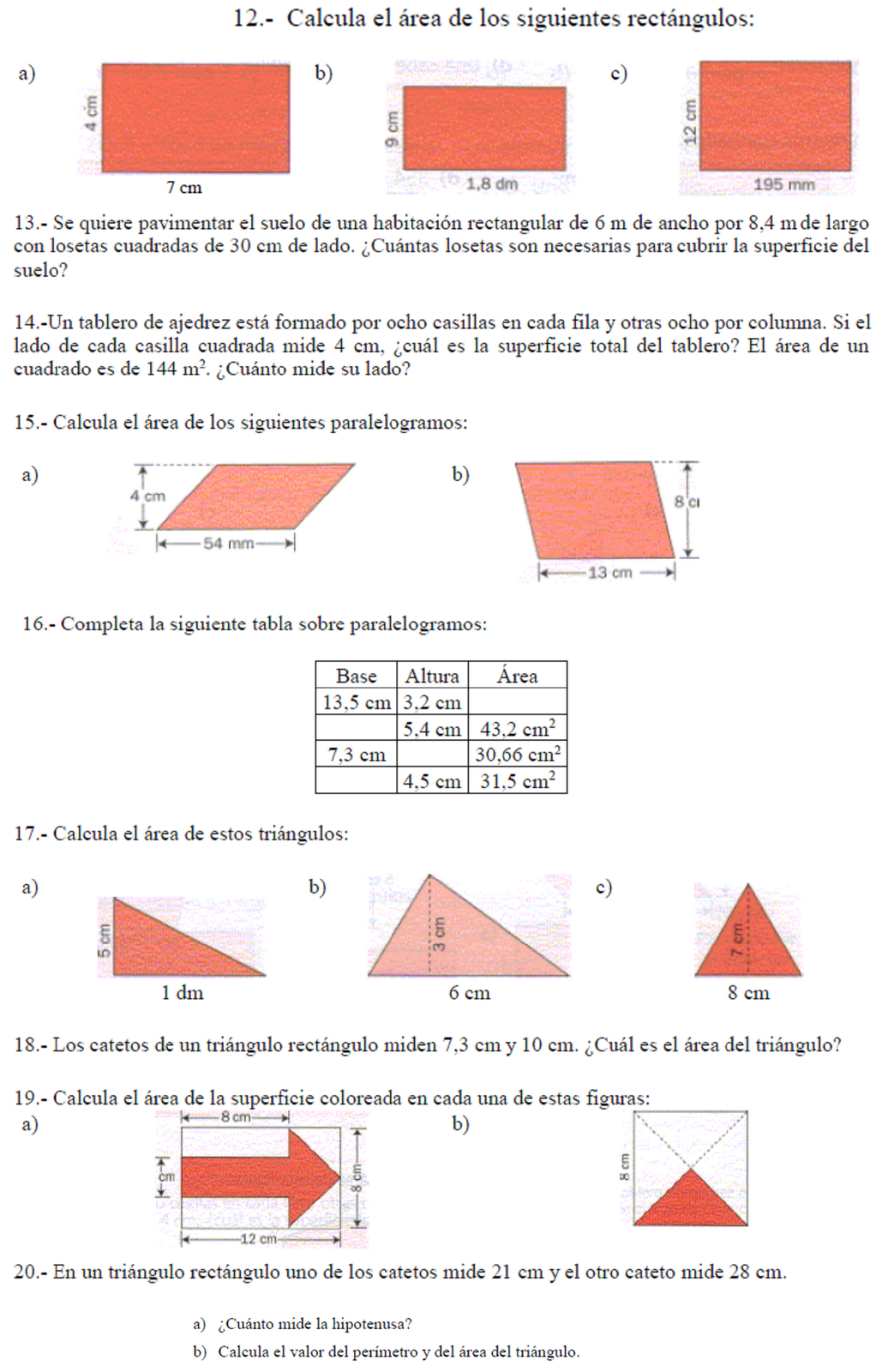 LAS MATEMÁTICAS DE 2º ESO: EJERCICIOS DE GEOMETRÍA OBLIGATORIOS ...
