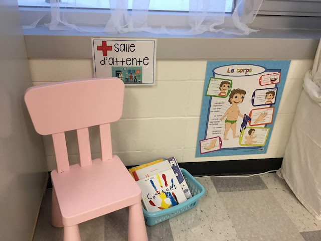 La maternelle de Francesca: Notre nouveau coin hôpital.