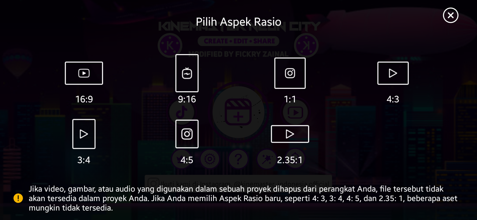 KineMaster Pro Neon City