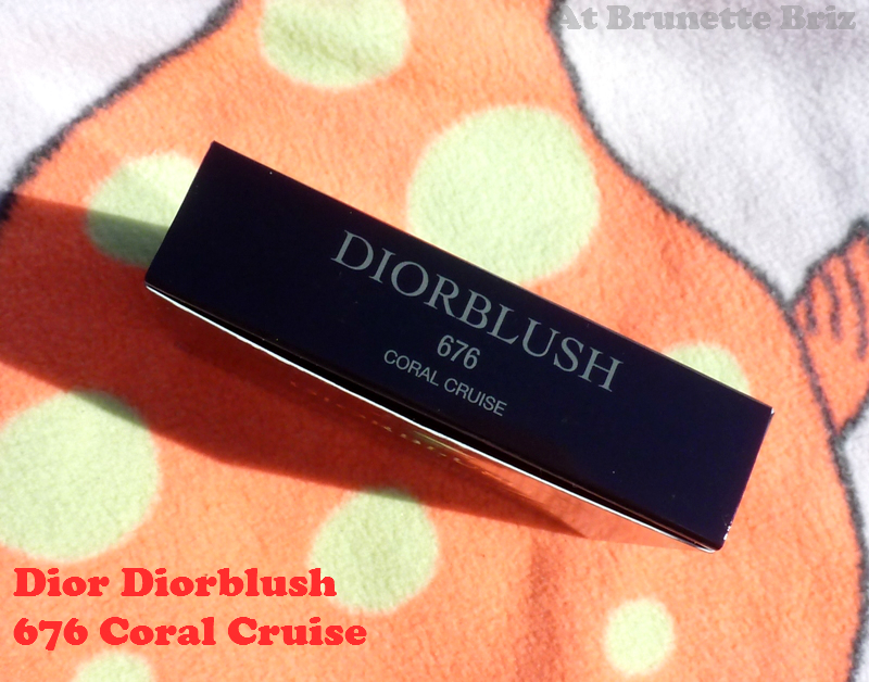 At Brunette Briz: Dior Diorblush 676 Coral Cruise