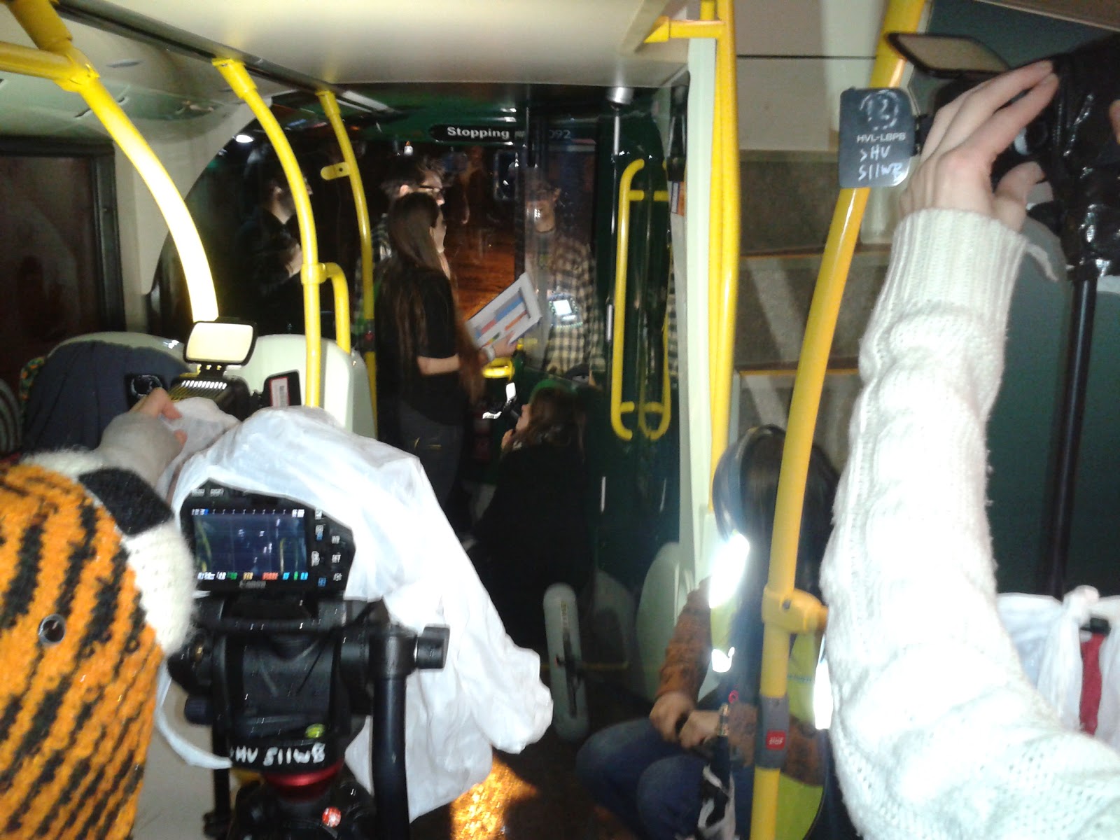 Moving Image Production: Narrative - Drama: Bus Shoot: Production Stills