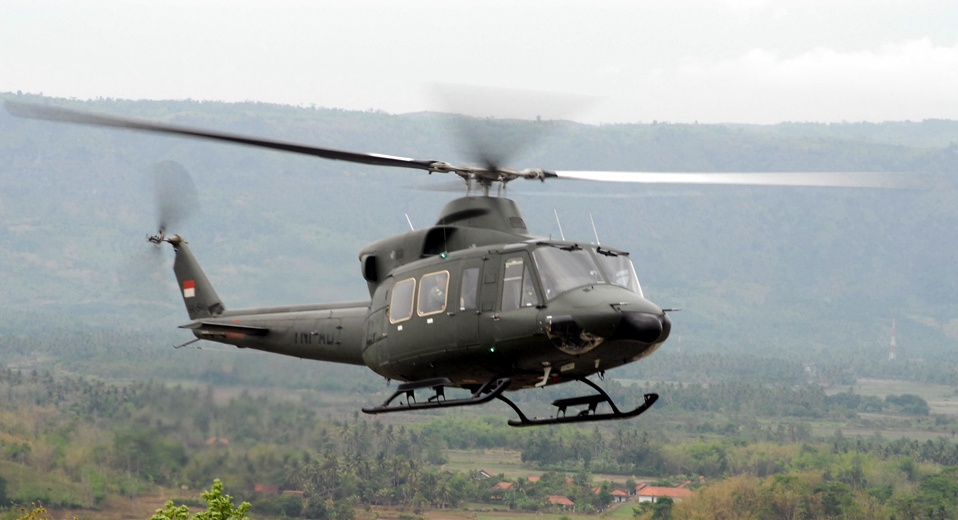 11.51 Kodam I Bukit Barisan Terima 1 Helikopter BELL-412EP Terbaru No ...