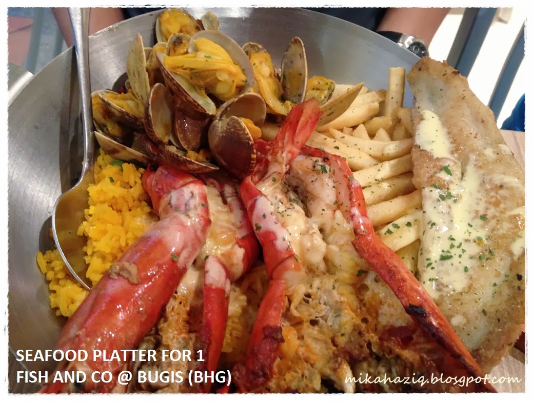 mikahaziq: Halal Food Singapore : Fish and Co Restaurant @ Bugis (BHG)