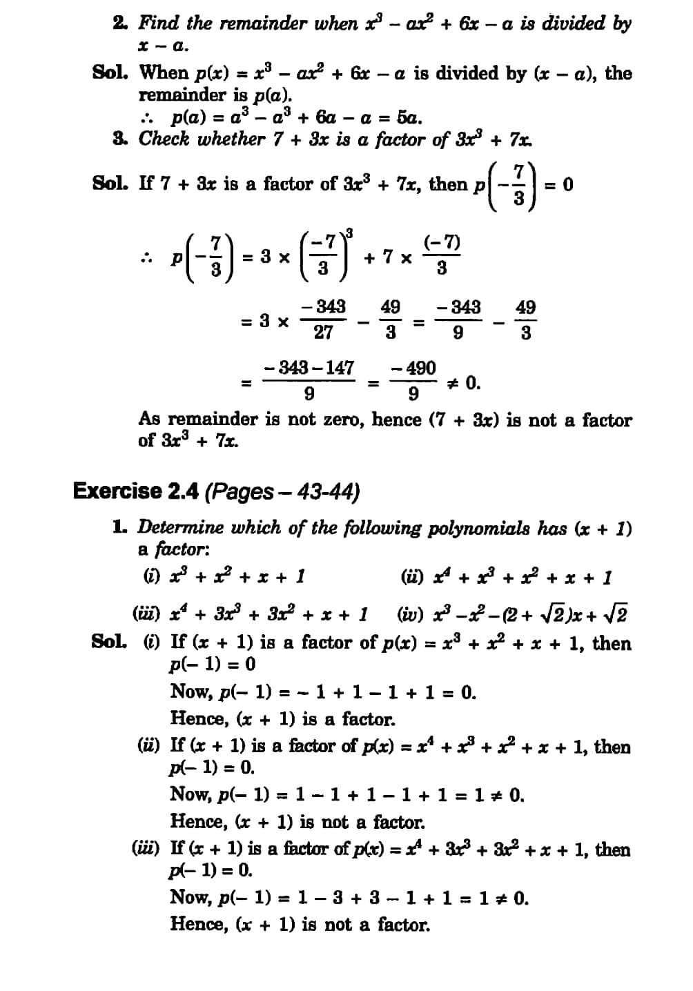 Polynomials class 9 math - Studypur