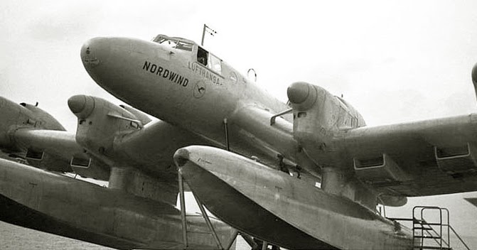 Airplanes in the skies + FAF history: Blohm & Voss Ha 139