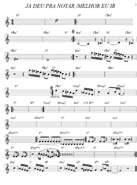 Nandinho Cavaco Partitura Legado Já Deu Pra Notar Melhor Eu Ir