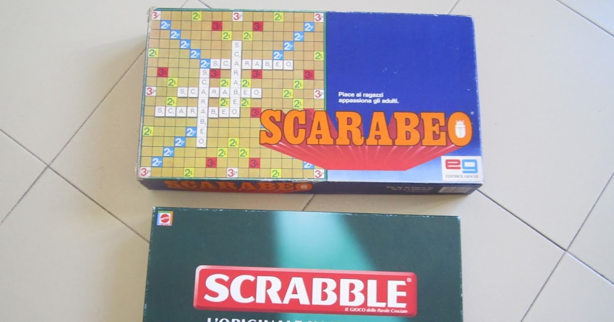 La soffitta di laa laa e po: Scrabble e Scarabeo a confronto: regole ...
