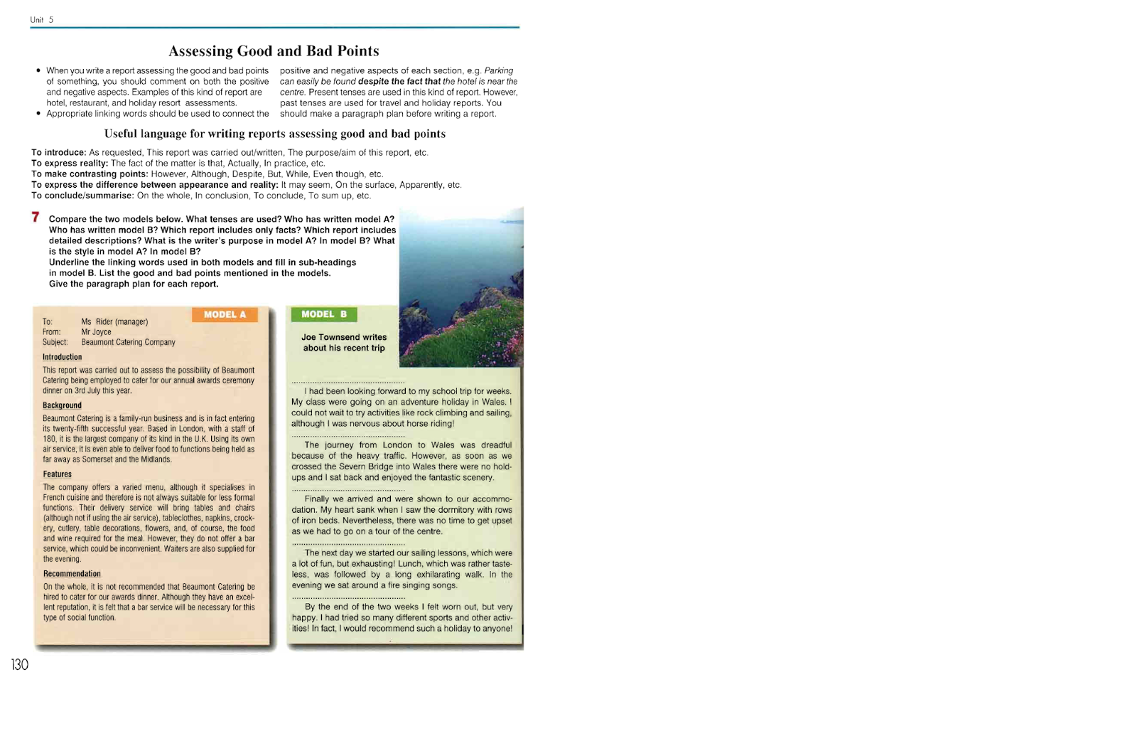 Writing -5 FCE Reports