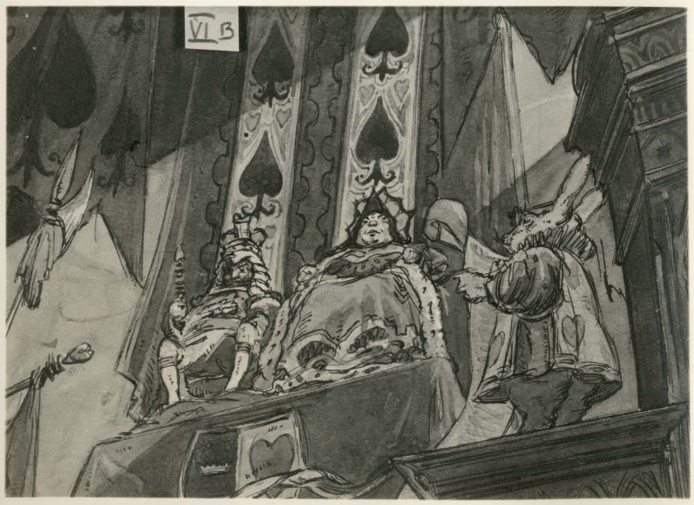 Vintage Disney Alice in Wonderland: David Hall Story Art Stills - Alice ...