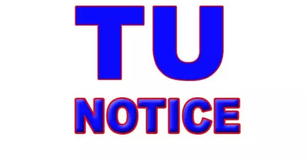 TU exam form notice 2077-3 years & 4 years Bachelor 3rd-year exam form