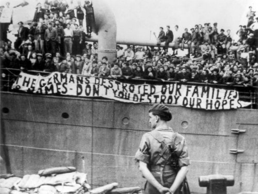 The oppressed in the past have become the new oppressors...the Jews ...