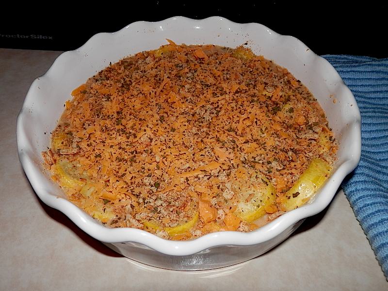 Yellow Squash & Egg Bake