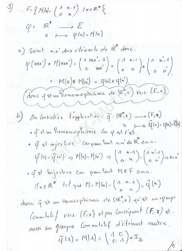Correction Examen national 2020-sciences math-Mathématiques