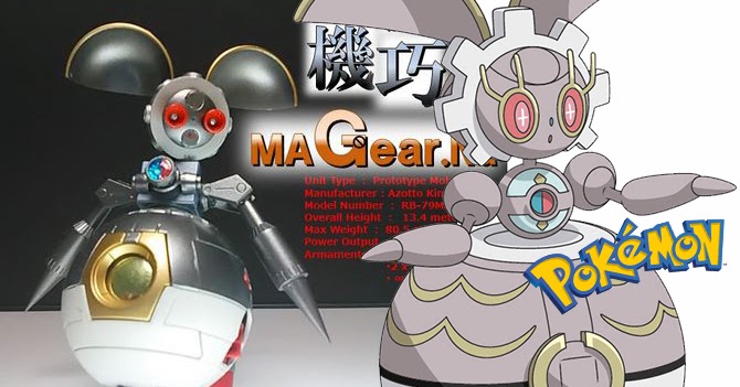 Custom Build: Pokemon x GunPla MA Gear.Na (Magearna) - Gundam Kits ...