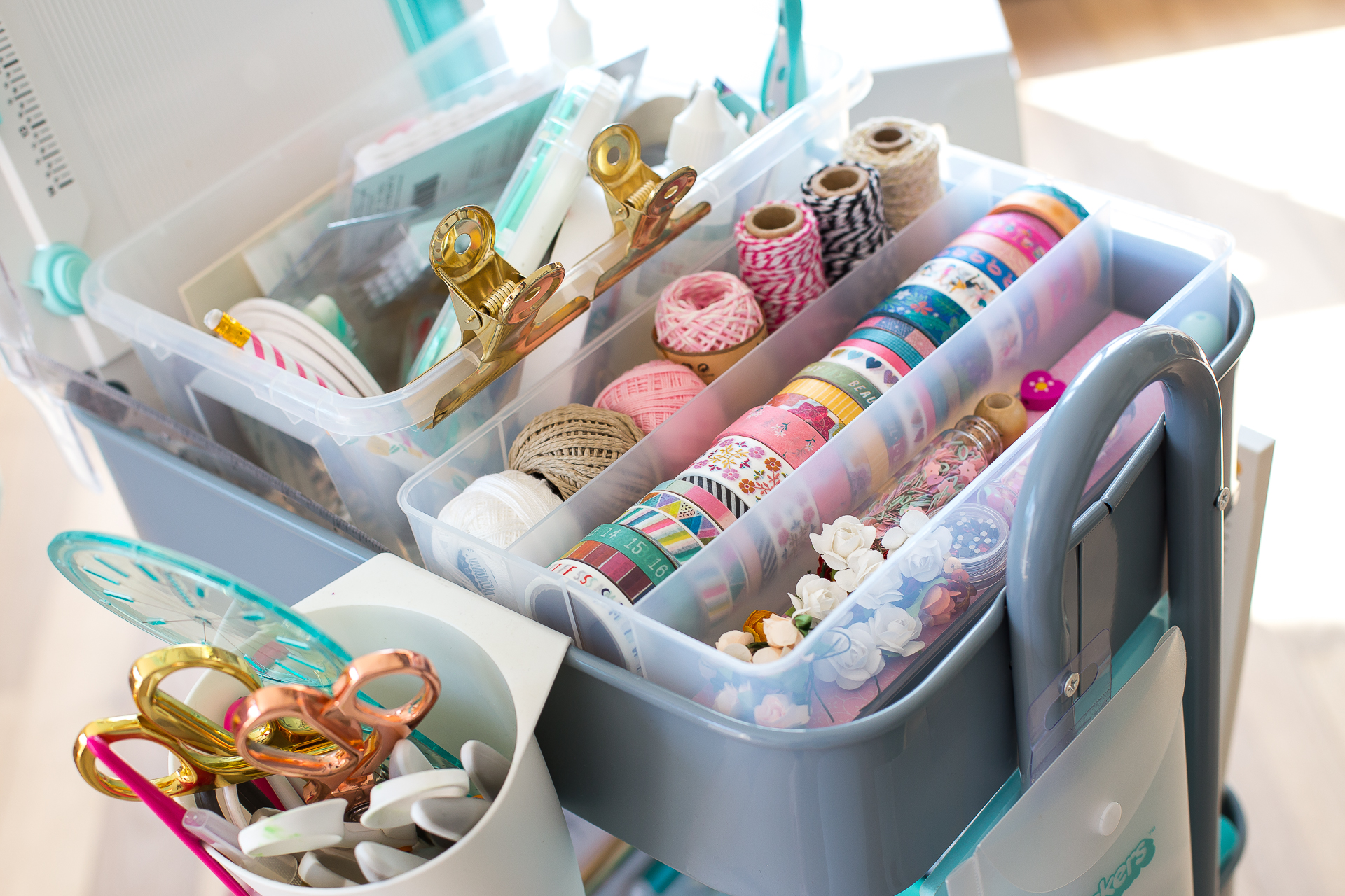 Bea Valint: How to Set Up a Portable Craft Space