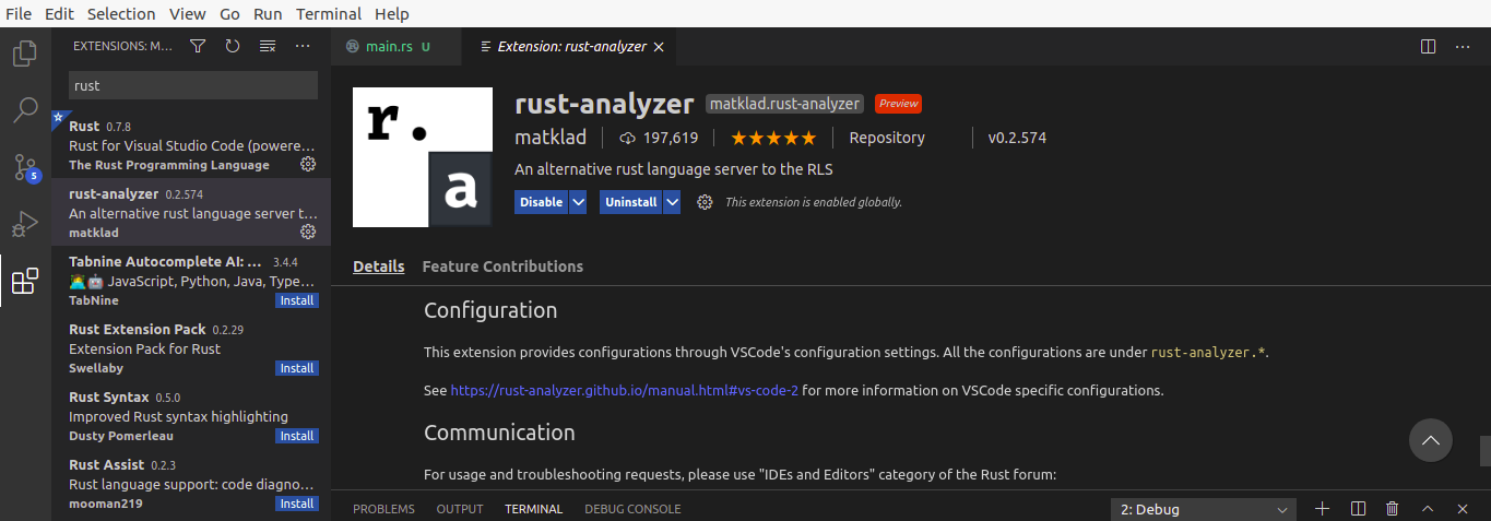 func Main ( ) { }: How to Debug Rust in Visual Studio Code (Guide)