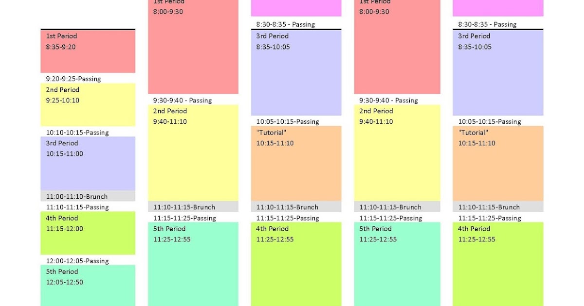 Parks' Post: New Schedule: Coming Soon