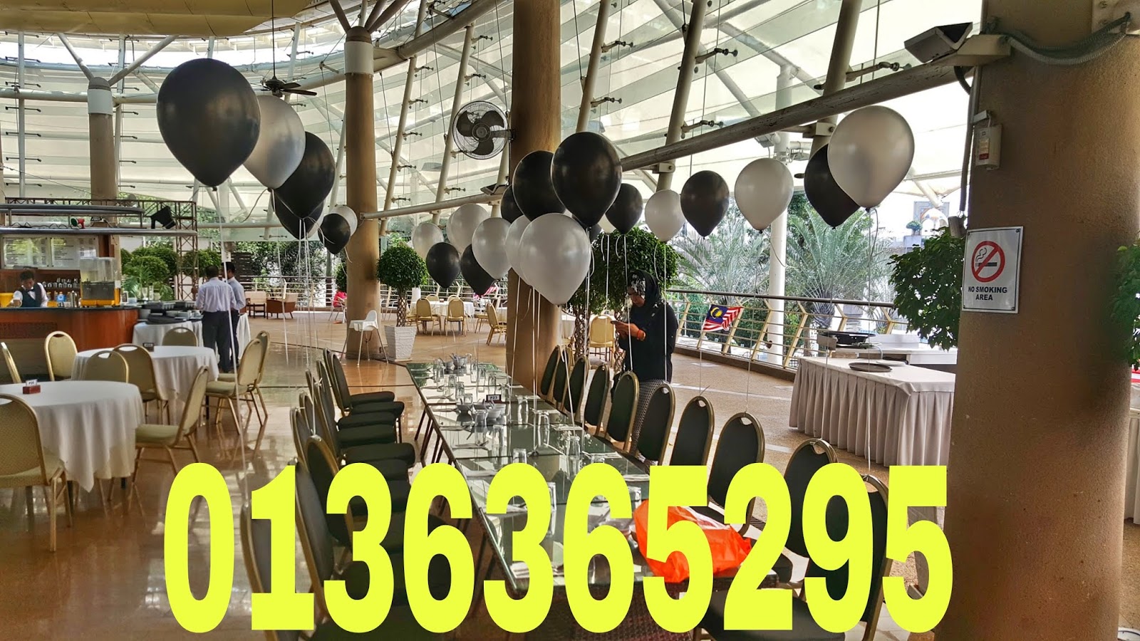 azmi belon : BLACK WHITE BALLOON SETIA ECO PARK