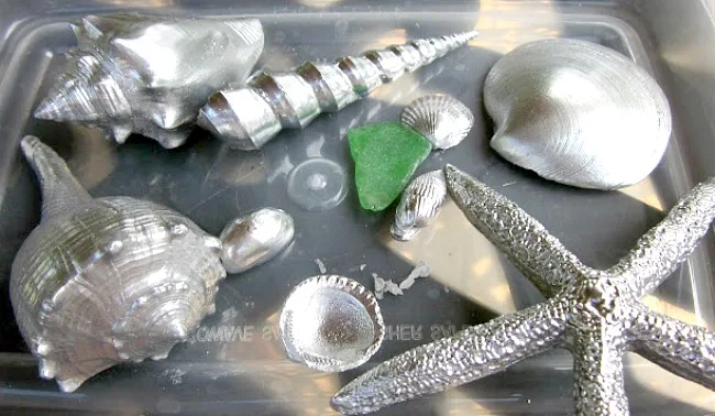 Crafting with Shiny Sea Shells