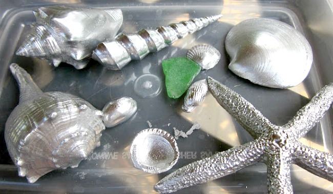 Crafting with Shiny Sea Shells