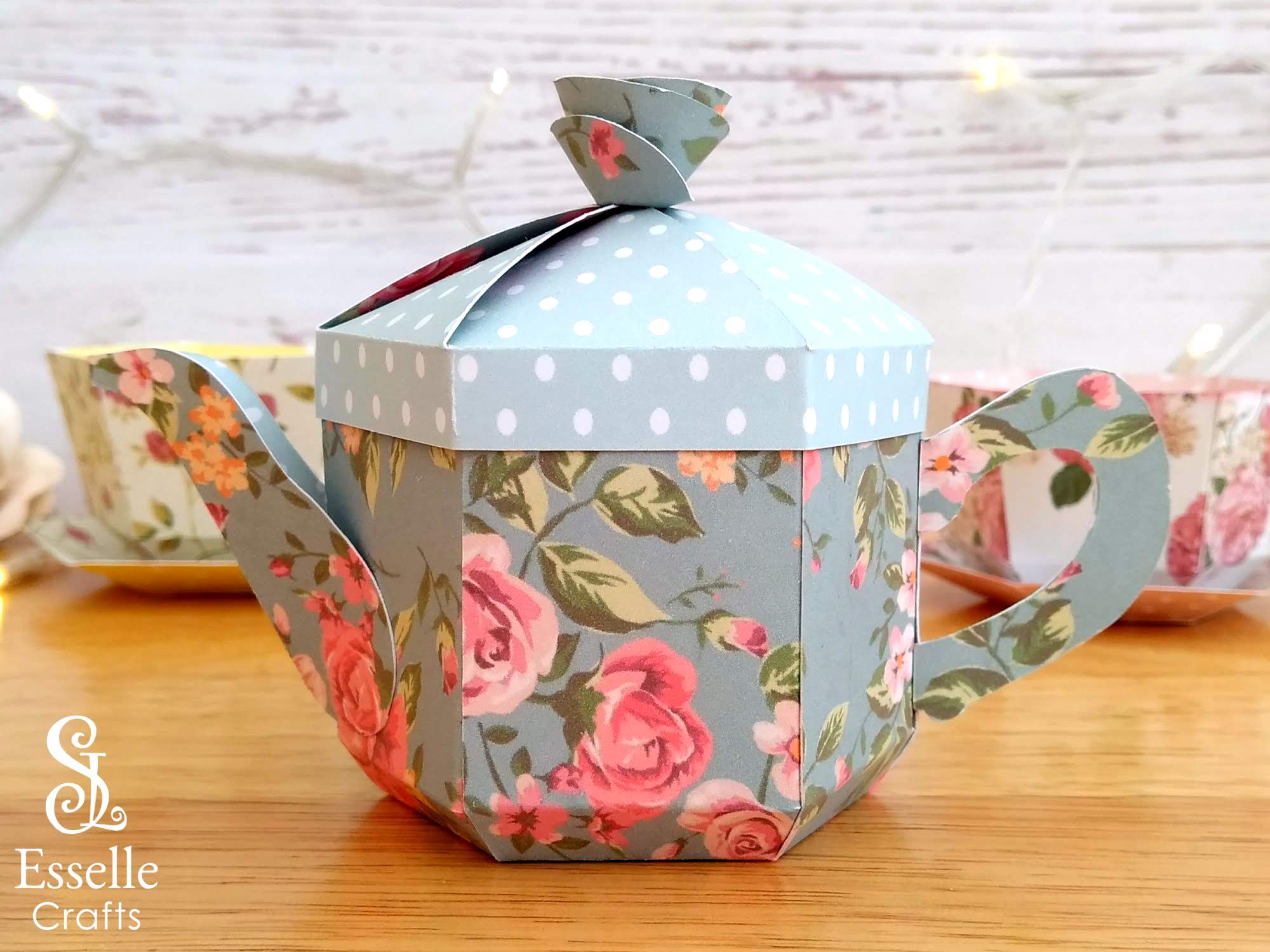 Esselle Crafts: Teapot Box Tutorial