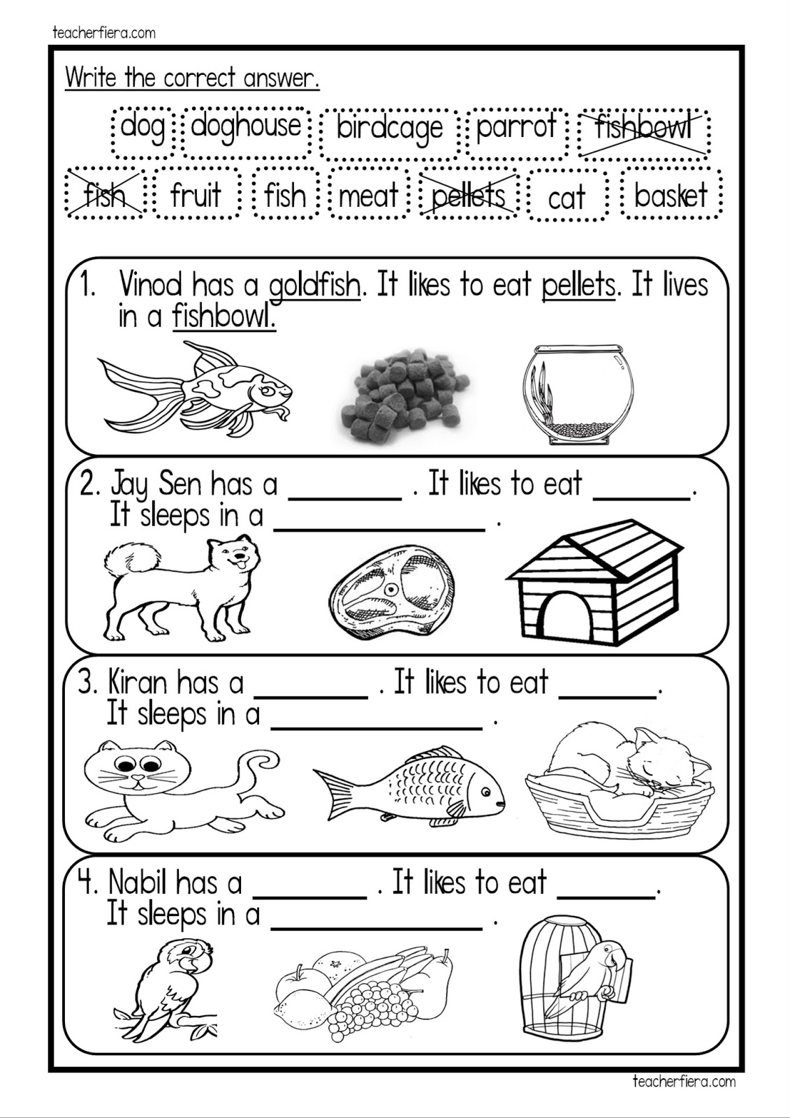 teacherfiera.com: VISUAL AIDS FOR YEAR 1 UNIT 10 -MY PET (BASED ON THE ...