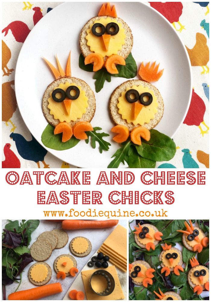 Oh so cute Oatcake and Cheese Easter Chicks | Foodie Quine - Edible ...