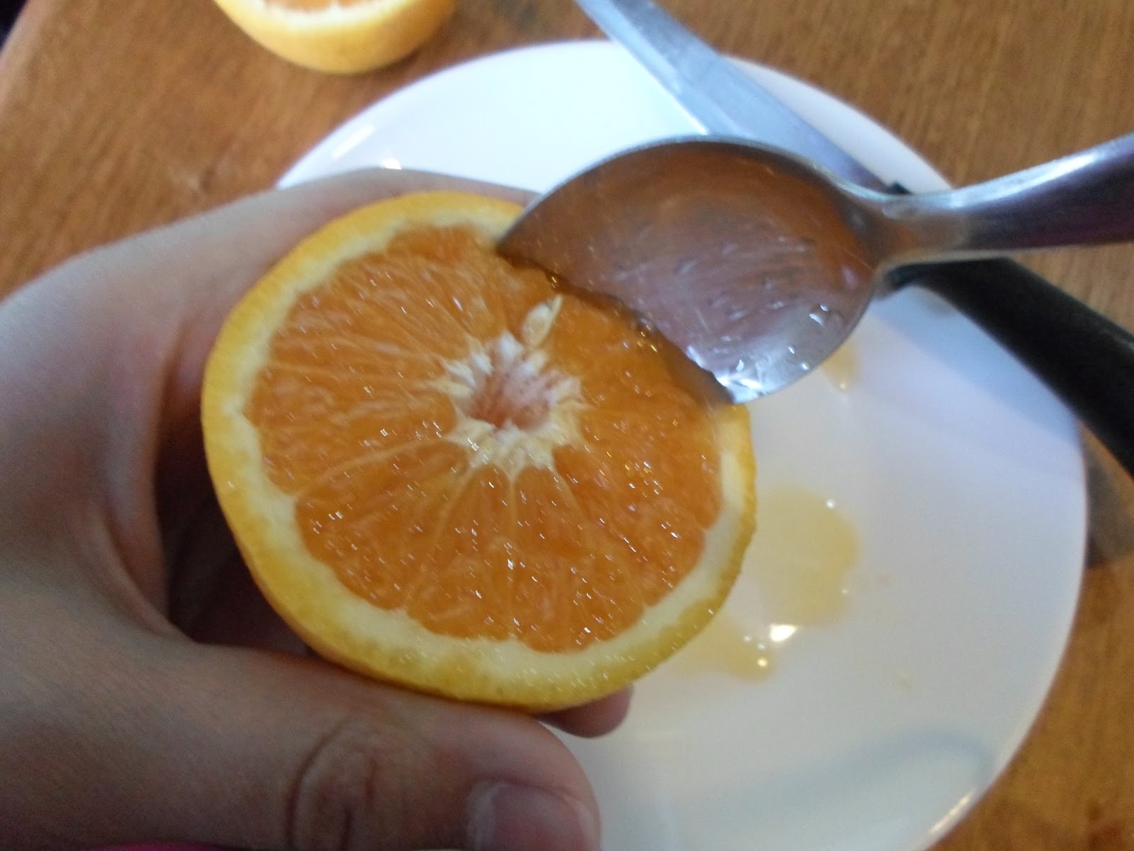 P U N T O / C O S A S: NARANJAS DIVERTIDAS