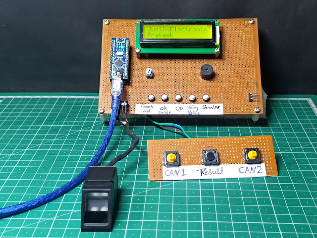 Fingerprint Based Biometric Voting Machine
