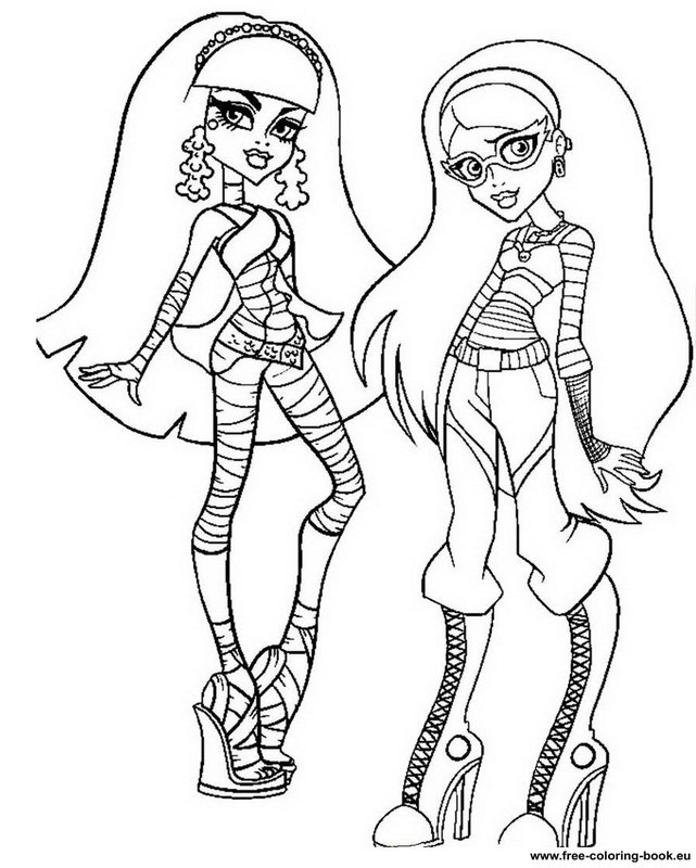 Fazendo a Minha Festa para Colorir: Imagens Monster High para Colorir!